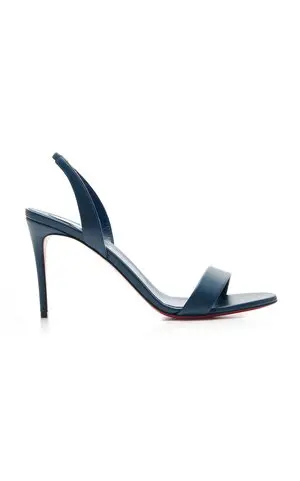CHRISTIAN LOUBOUTIN O Marylin 85mm Leather Sandals - Navy