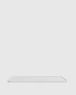 Quince Marble Rectangular Tray - White