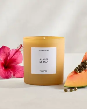 Quince Sunset Nectar Limited Edition Candle, Plant-based Wax - One-color