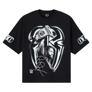 OVO X Wwe Roman Reigns Graphic Tee - Black