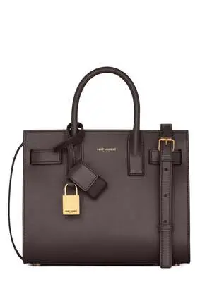 Saint Laurent Mini Lamb Leather Handbag