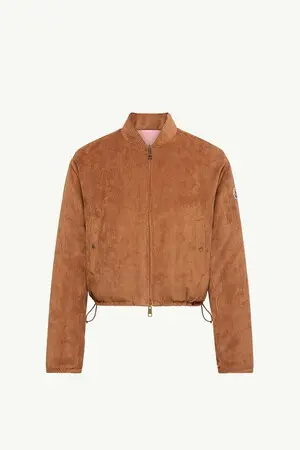 Moncler Blageon Corduroy Reversible Down Jacket - Beige