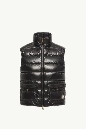 Moncler Frelon Down Vest Black