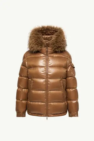 Moncler Hypolais Short Down Jacket - Brown