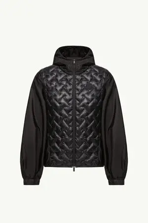 Moncler Mirage Packable 2-in-1 Short Down Jacket - Black