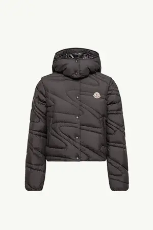Moncler Leona 2-in-1 Hooded Short Down Jacket - Black