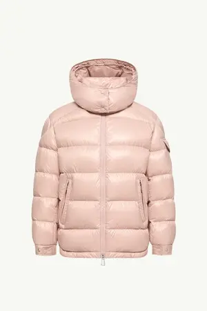 Moncler Maire Hooded Short Down Jacket - Pink