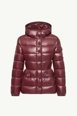 Moncler Barante Hooded Short Down Jacket - Red