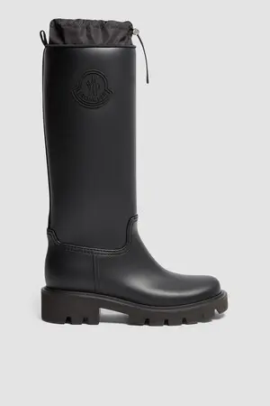 Moncler Kickstream High Rain Boots - Black