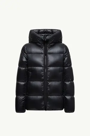 Moncler Serittes Hooded Short Down Jacket - Black