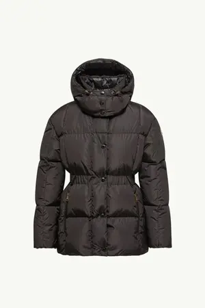 Moncler Agneux Hooded Short Down Jacket