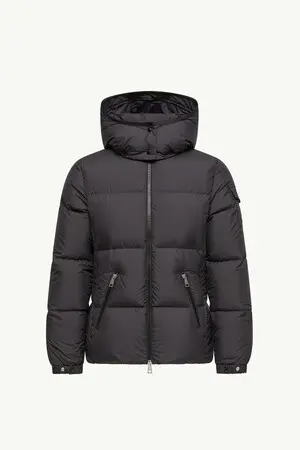 Moncler Fourmines Hooded Short Down Jacket - Black