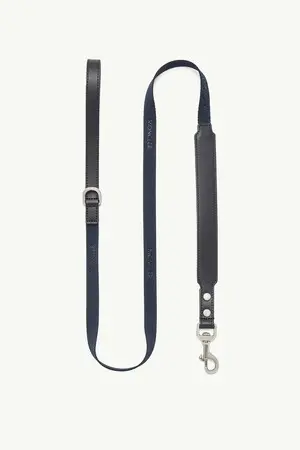 MONCLER POLDO DOG COUTURE Logo Dog Leash - Blue