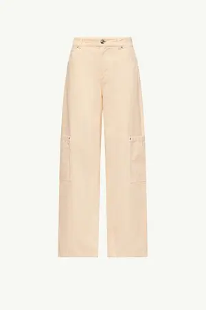 Moncler Canvas Cargo Pants - White