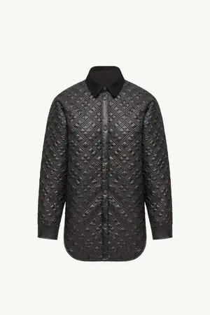 Moncler Corduroy-trimmed Padded Shirt Jacket