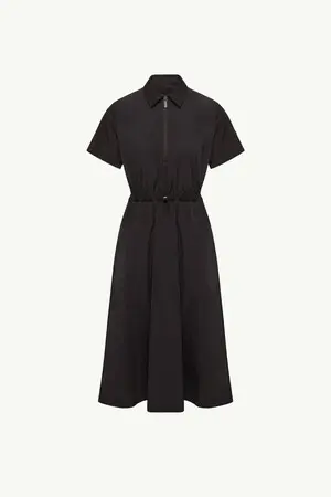 MONCLER Pleated Mid-Length Shirt Dress