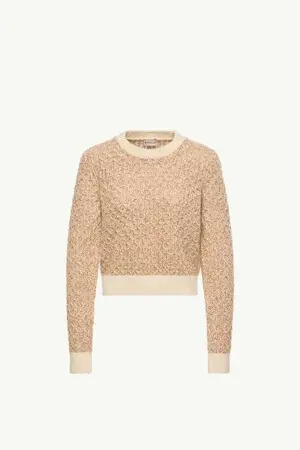 Moncler Wool Blend Sweater - Beige