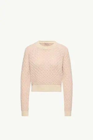 Moncler Wool Blend Sweater Pink