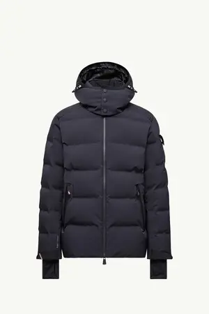Moncler Montgetech Hooded Insulated Ski Jacket Blue