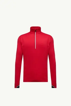 Moncler Polartec® Half-Zip Sweatshirt Red