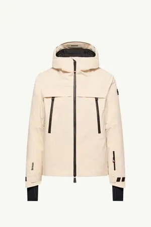 Moncler Chanavey Hooded Ski Jacket - White
