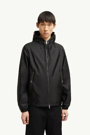 Moncler Grimpeurs Hooded Windbreaker - Black