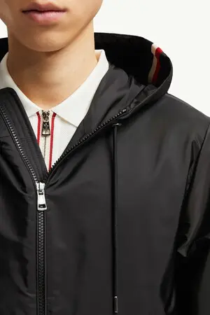 Moncler Grimpeurs Hooded Windbreaker - Black