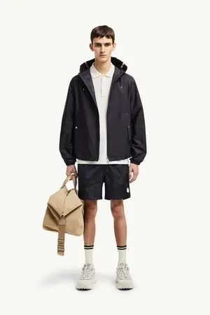 Moncler Grimpeurs Hooded Windbreaker Blue
