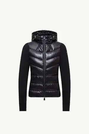 Moncler Padded Zip-up Hoodie - Black