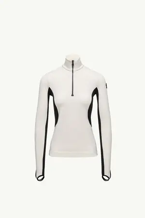 Moncler Half Zip Performance Tops For Women