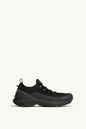 Moncler Trailgrip Lite3 Suede Sneakers - Black