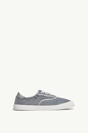 Moncler Vera Leisure Suede Sneakers - Grey