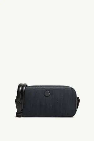Moncler Carlo Denim Crossbody Bag