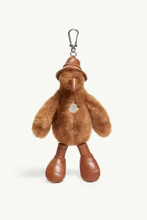Moncler Duck-shaped Key Ring - Yellow
