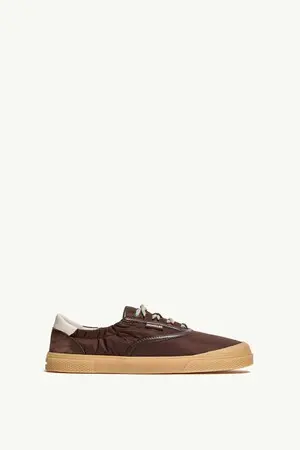 Moncler Vera Leisure Padded Sneakers - Brown