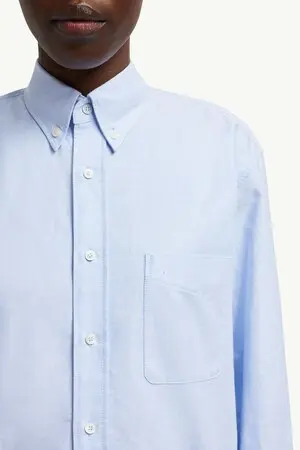 Moncler Long Sleeve Oxford Cotton Shirt