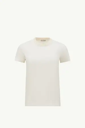 Moncler Crochet Accent Cotton T-shirt