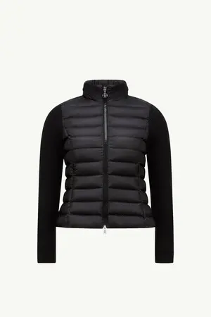 Moncler Padded Wool Zip-up Cardigan