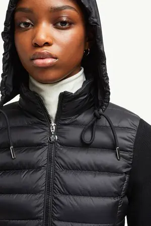 Moncler Padded Wool Zip-up Cardigan