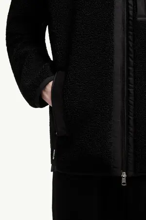 Moncler Teddy Zip-up Sweatshirt With Pocket