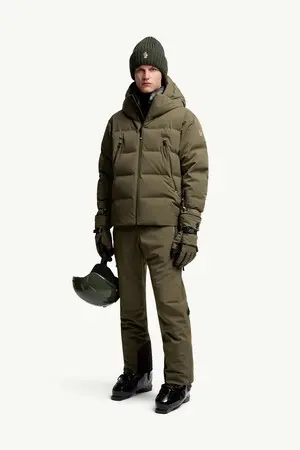 Moncler Fellberg Hooded Insulated Ski Jacket - Green