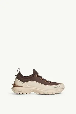 Moncler Trailgrip Lite3 Nubuck & Suede Sneakers - Brown