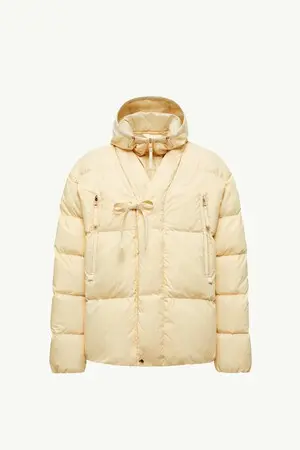 MONCLER X GILGA FARM DESIGNED BY DONALD GLOVER X Gilga Farm Donald Glover Tangelo Short Down Jacket
