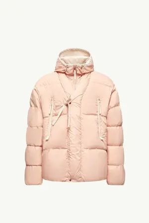 MONCLER X GILGA FARM DESIGNED BY DONALD GLOVER X Gilga Farm Donald Glover Tangelo Short Down Jacket - Pink