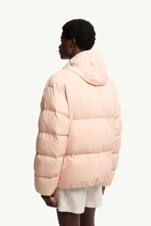 MONCLER X GILGA FARM DESIGNED BY DONALD GLOVER X Gilga Farm Donald Glover Tangelo Short Down Jacket - Pink