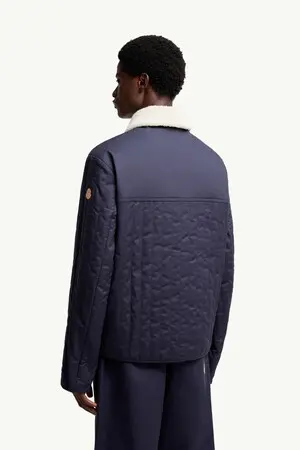 MONCLER X GILGA FARM DESIGNED BY DONALD GLOVER X Gilga Farm Donald Glover Kishus Padded Shirt Jacket - Blue