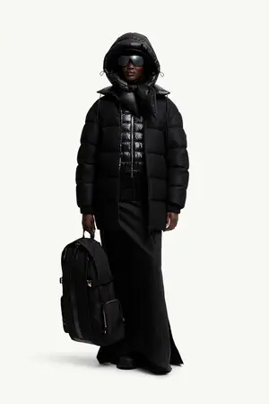 MONCLER X EDWARD ENNINFUL Maarutha Long Down Jacket - Black