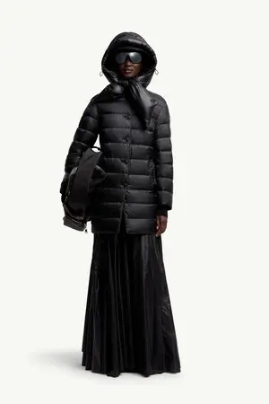 MONCLER X EDWARD ENNINFUL Goran Long Down Jacket - Black
