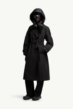 MONCLER X EDWARD ENNINFUL Zake Trench Coat - Black
