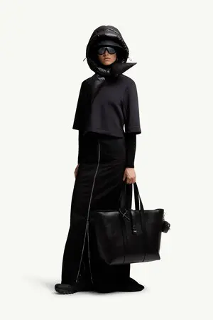 MONCLER X EDWARD ENNINFUL Neoprene T-shirt - Black